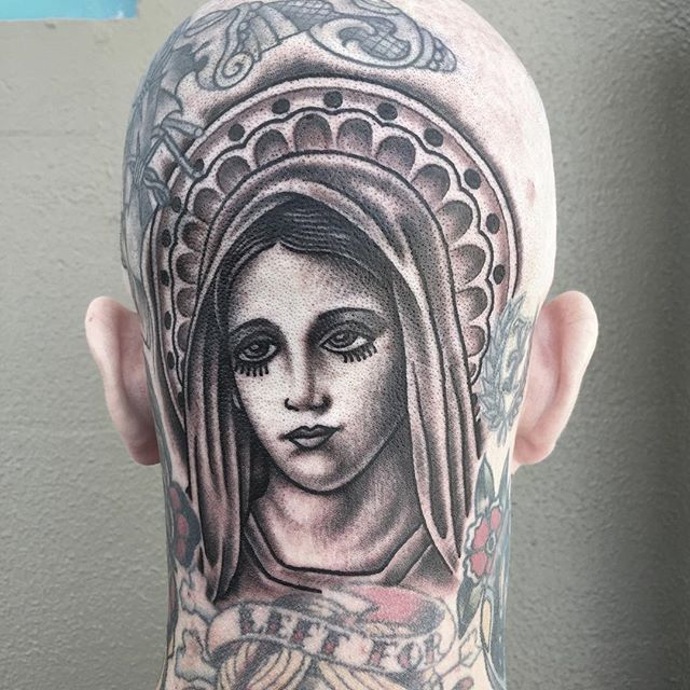 Virgin Mary Tattoos: – All Things Tattoo