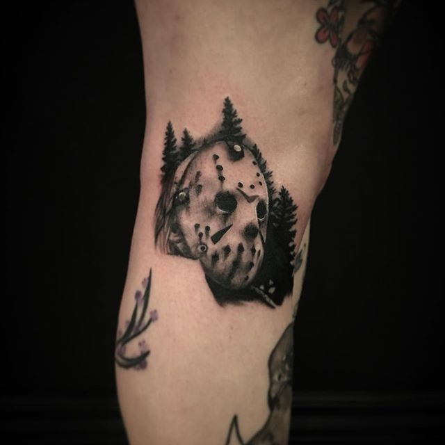 realistic Jason Voorhees tattoo – All Things Tattoo