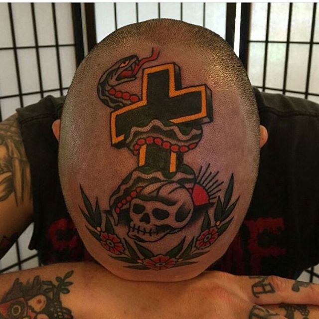 American Traditional Head Tattoos: – All Things Tattoo