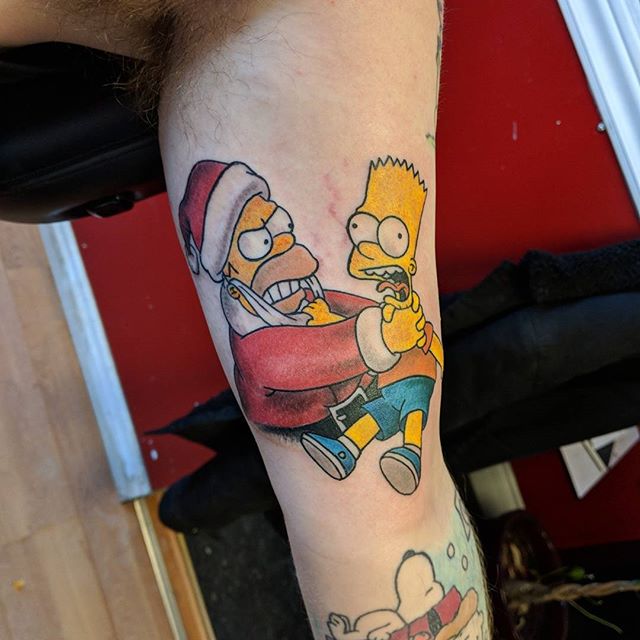 Homer Simpson Tattoos: – All Things Tattoo