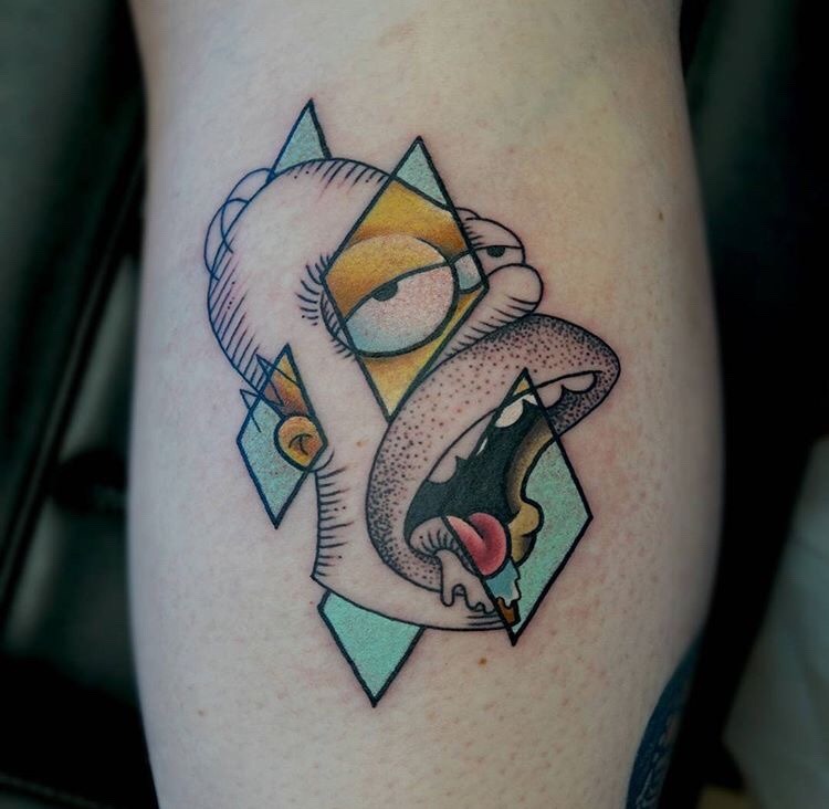 Homer Simpson Tattoos: – All Things Tattoo