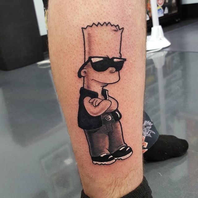 Bart Simpson Tattoos: – All Things Tattoo