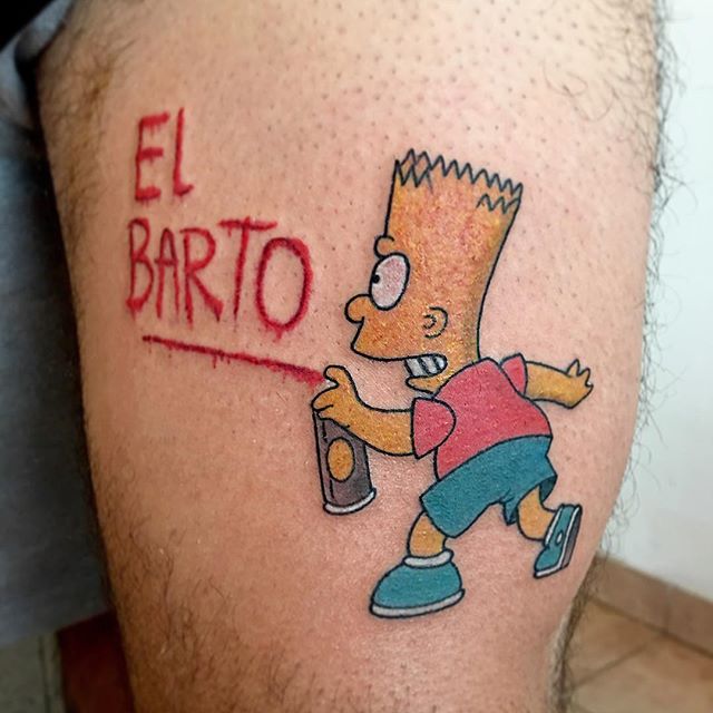 Bart Simpson Tattoos: – All Things Tattoo