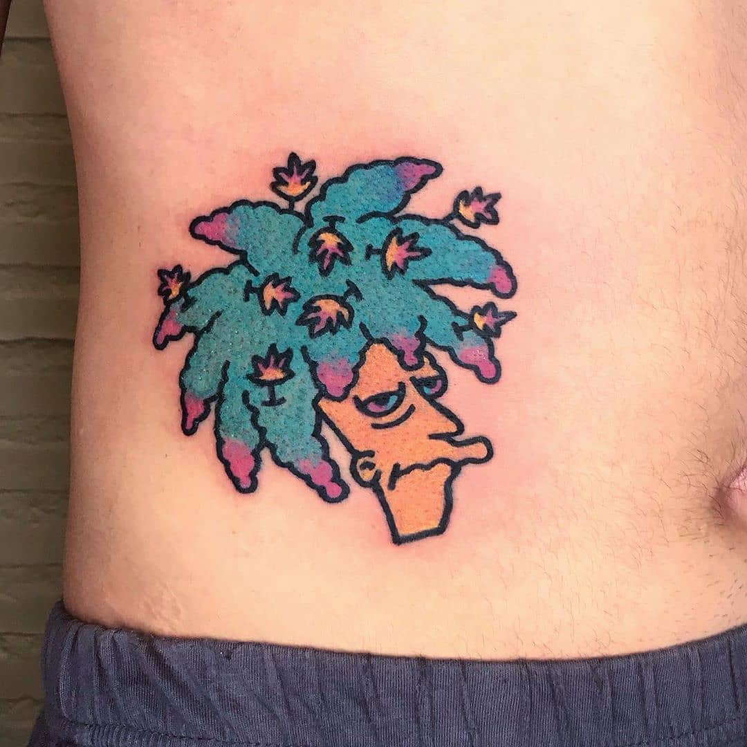 Cannabis Tattoos: – All Things Tattoo