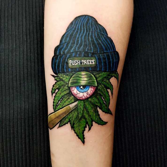 Cannabis Tattoos: – All Things Tattoo