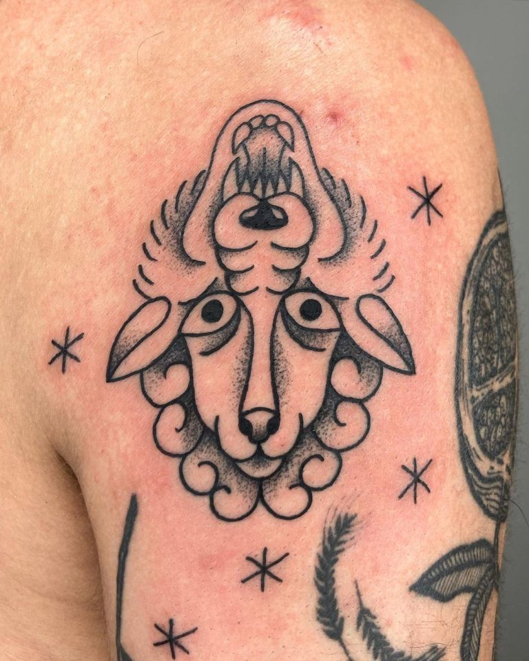 Wolf in Sheep’s Clothing Tattoos: – All Things Tattoo